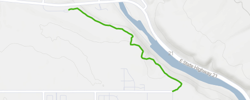Oregon Trail Rim Route Mountain Biking Trail - Boise