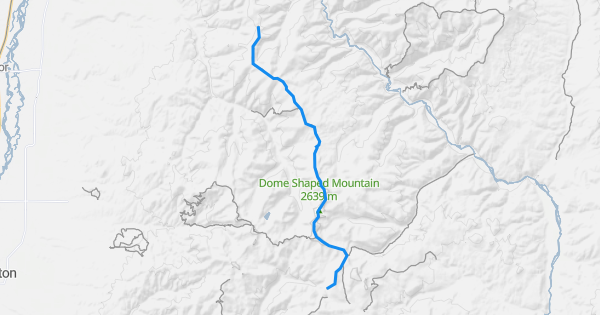Bitterroot - Rock Creek Divide Trail (313) Mountain Biking Trail ...