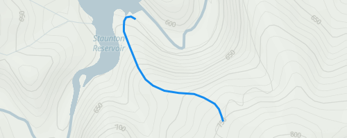 Staunton Dam Hankey Mountain Trail Hiking Trail - Staunton