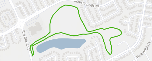 South St. Vital Loop Skiing Trail - Winnipeg, Manitoba