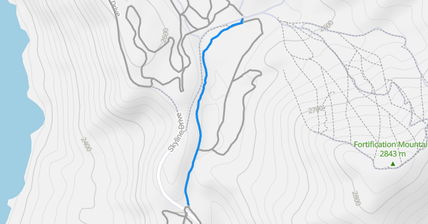 West Lower Surveyor Loop Skiing Trail - Pinedale, Wyoming