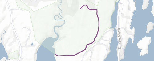 Perimeter Road Mountain Biking Trail - Brunswick, Maine
