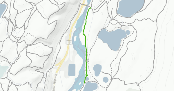 Trail 7 (JPL to Moberly bridge) Multi Trail - Jasper