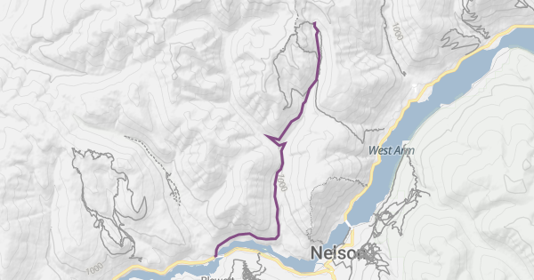 Grohman Creek FSR Mountain Biking Trail - Nelson, BC