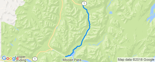 Johnson Pass Mountain Biking Trail - Moose Pass, AK