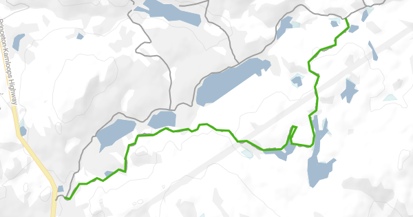 Big Lake Mountain Biking Trail - Merritt, BC
