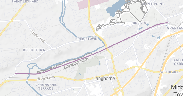 Neshaminy Rail Trail Multi Trail - Langhorne, PA