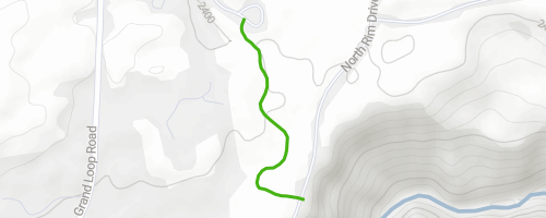 Grandview Point Trail Hiking Trail - Lake, Wyoming