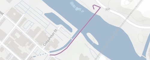 River Walk Trail Pedestrian Bridge Multi Trail - Danville, VA