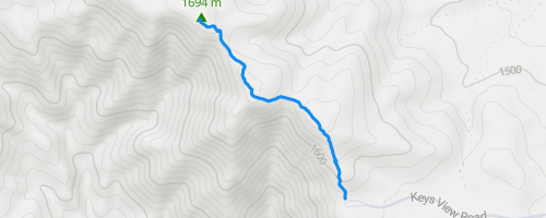 Inspiration Peak Trail Hiking Trail - Joshua Tree, CA