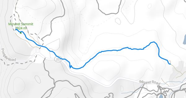 Minaret Vista Trail Mountain Biking Trail - Mammoth Lakes, CA
