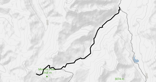 Monitor Peak Trail Hiking Trail - Red Lodge, Montana