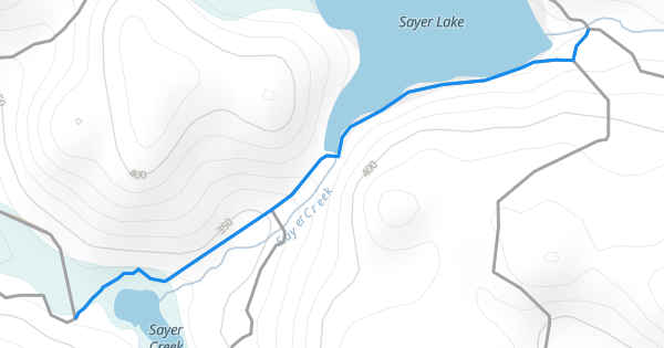 Sayer Lake Trail Nordic Skiing Trail - Unorganized North Algoma