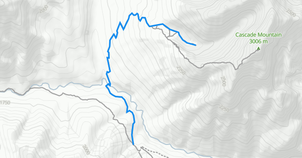 Cascade Amphitheater Trail Hiking Trail - Banff, Alberta