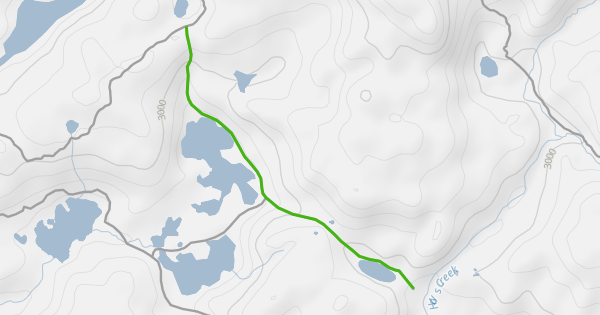 Isabelle Lake Trail Hiking Trail - Pinedale, Wyoming