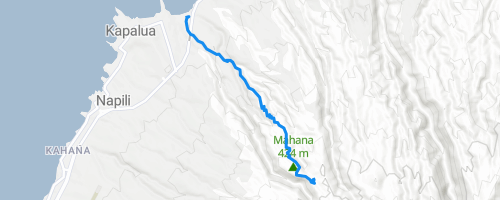 Mahana Ridge Trail Multi Trail - Kapalua, HI