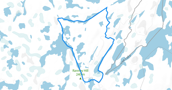 Landing Lake Loop Skiing Trail - Yellowknife, NT