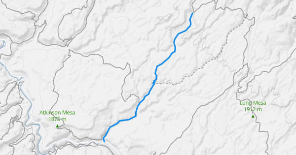 Paradox Trail to Hwy141 via Atkinson Creek Mountain Biking Trail - Uravan