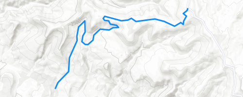 FS 425 to the Paradox Trail via the Tongue and Little Johnson Creek ...