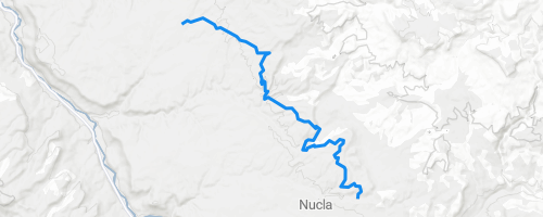 Paradox Trail - Nucla to Tabeguache Creek Mountain Biking Trail - Nucla