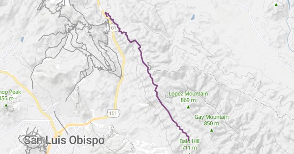 Mt. Lowe Road Multi Trail - San Luis Obispo, California