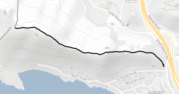 Avila Ridge Trail Mountain Biking Trail - Avila Beach