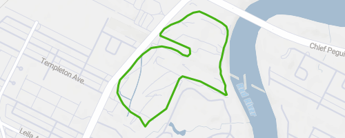 Kildonan Park Trail - golf course Skiing Trail - Winnipeg