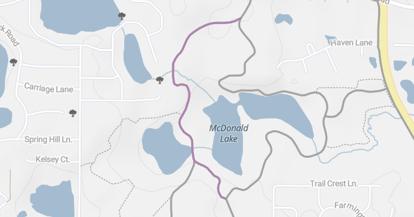 McDonald Lake Loop Trail Multi Trail - Lindenhurst