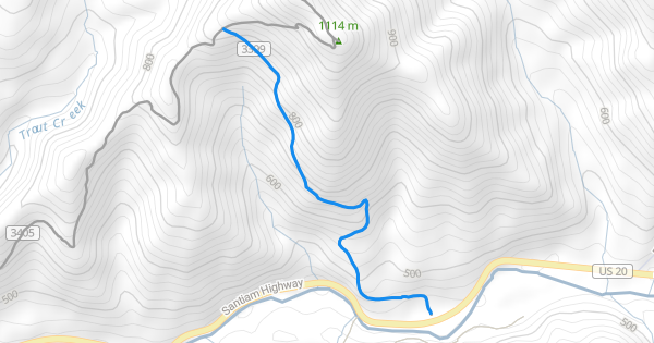 Rooster Rock Trail Hiking Trail - Sweet Home, Oregon