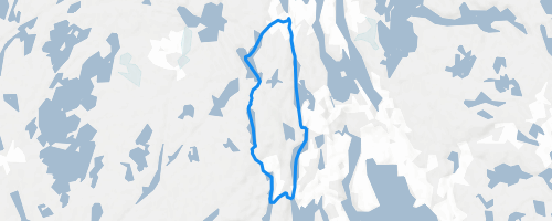 North of Banting Lake Skiing Trail - Yellowknife, NT