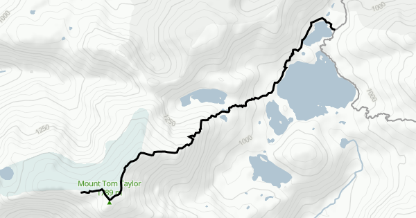 Taylor Glacier & Mt Tom Taylor Trail Hiking Trail - Comox