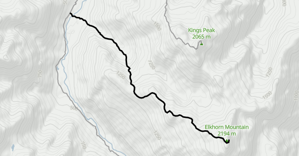 Elkhorn Mountain Route Hiking Trail - Comox, BC