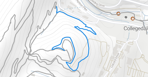 North Side Climb Trail Mountain Biking Trail - Collegedale