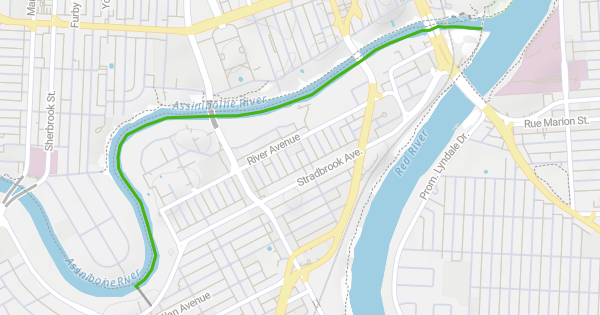 The Forks to Hugo Dock Ski Trail Nordic Skiing Trail - Winnipeg