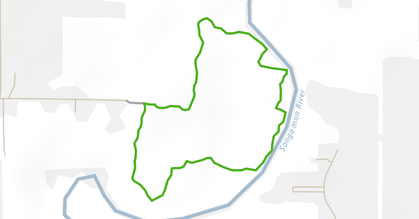 Sycamore Loop Trail Hiking Trail - mahomet, Illinois