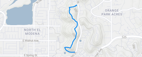 El Modena Open Space Trail Hiking Trail - Orange, CA