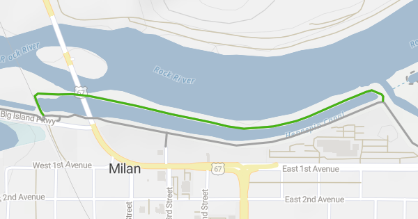 Hennepin Canal Multi Trail - Milan, Illinois