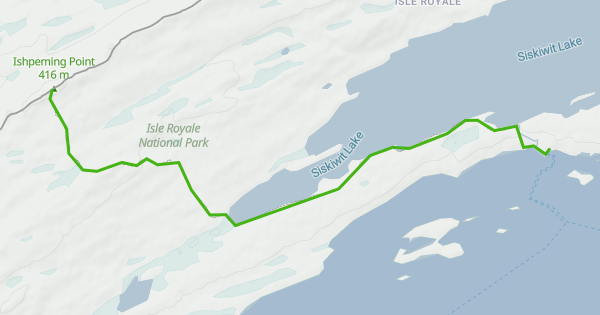 Ishpeming Trail Hiking Trail - Rock Harbour, Michigan