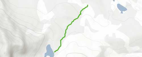 Rae Lake (East) Hiking Trail - Kananaskis, AB