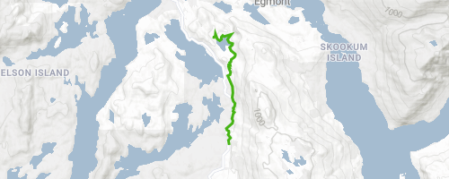 Klein Lake to Malaspina Mountain Biking Trail - Pender Harbour, BC