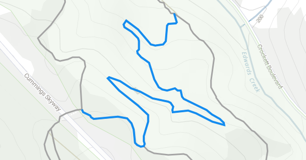 Edwards Loop Trail Mountain Biking Trail - Crockett