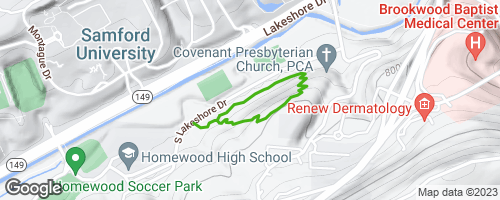 Homewood Preserve Trail Hiking Trail - Homewood, Alabama