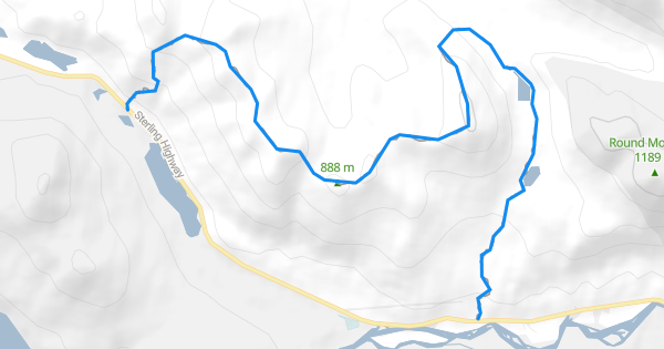 Fuller Lake & Skyline Trail Hiking Trail - Cooper Landing, AK