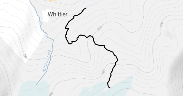Horse Tail Falls Trail Multi Trail - Whitter, AK