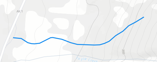 Secondary Turnagain Pass Ski Trail Multi Trail - Cooper Landing, AK