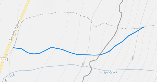 Secondary Turnagain Pass Ski Trail Multi Trail - Cooper Landing, AK