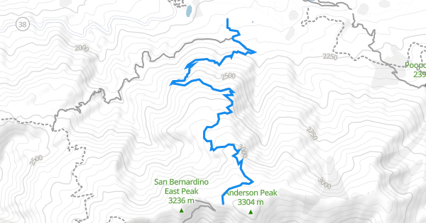 Forsee Creek Trail Hiking Trail - Forest falls, CA