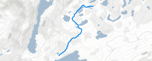 Glacier Lakes Basin Trail Hiking Trail - Truckee, CA