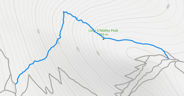 Little O'Malley Backside Trail Hiking Trail - Anchorage