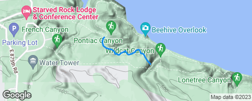 Pontiac Canyon Bluff Trail Hiking Trail - Oglesby, IL